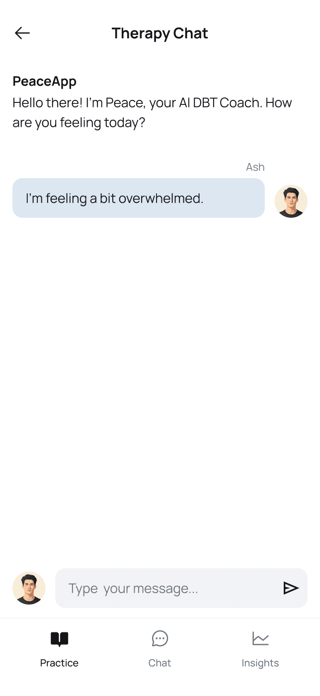 PeaceApp – DBT Skills